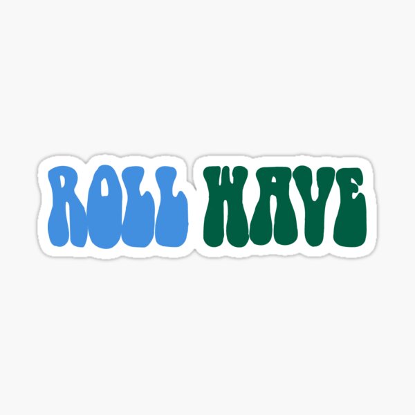 "groovy roll wave " Sticker for Sale by summertime876 | Redbubble