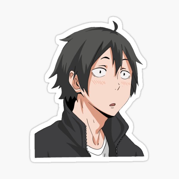 "blushing yamaguchi - haikyuu" Sticker for Sale by mykyaa | Redbubble