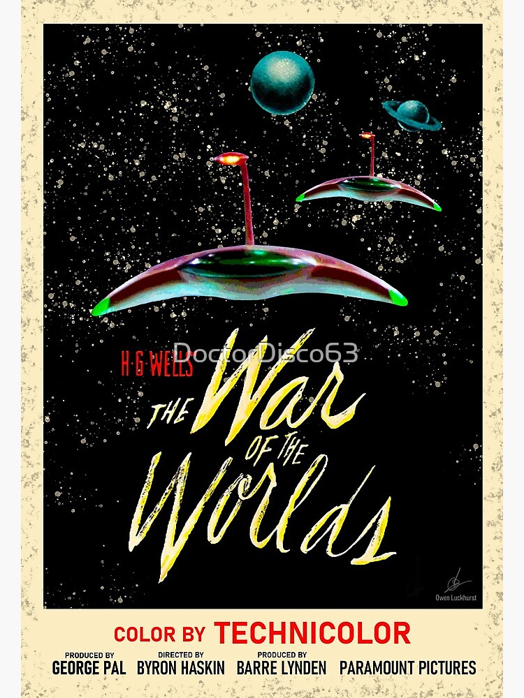 The War of the Worlds artwork by Owen Luckhurst Canvas sold by Erica ...