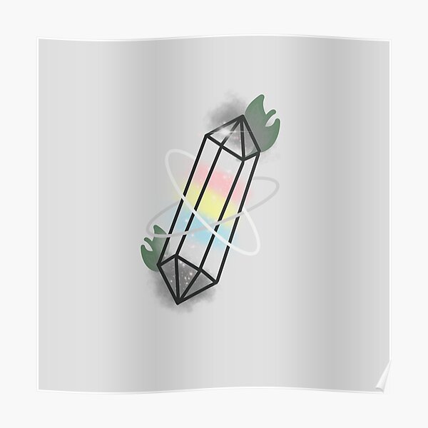 "Demiflux Pride Crystal " Poster for Sale by YourRubyFren | Redbubble