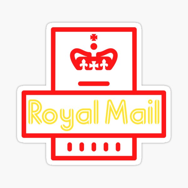 "Royal Mail - Logo Design" Sticker for Sale by DreamCorp | Redbubble