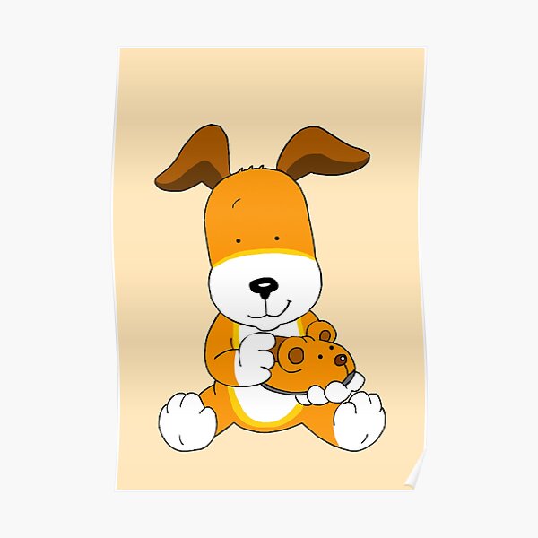 "Kipper the dog" Poster for Sale by oldschool-kids | Redbubble