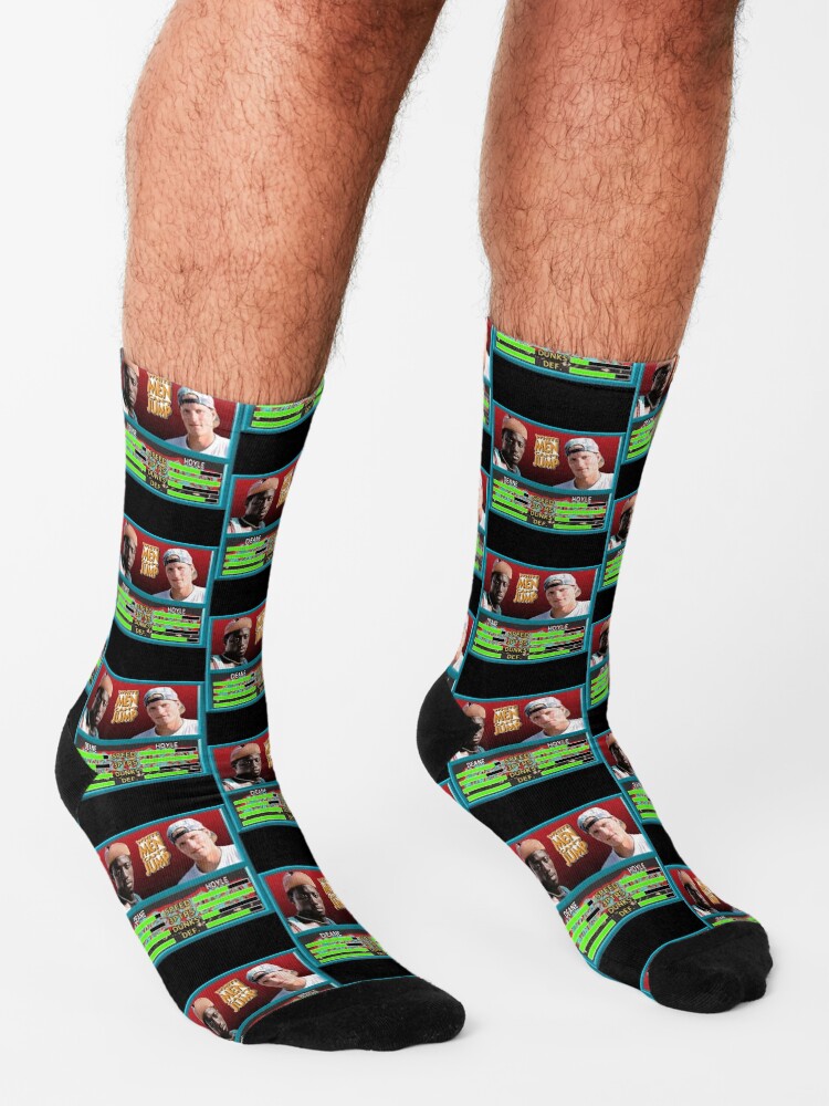 "White Men Can't Jump NBA Jam" Socks for Sale by skinnycrafts91 | Redbubble