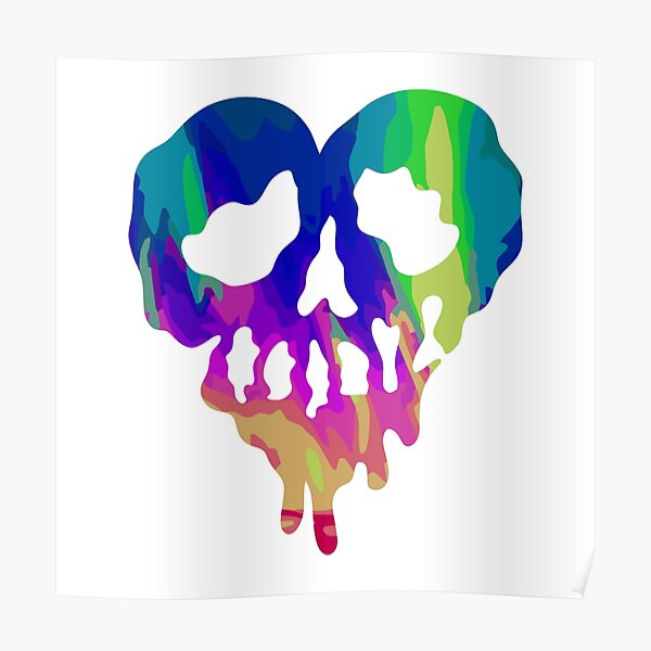 "Trippy Heart" Poster by ArcherAshleyArt | Redbubble