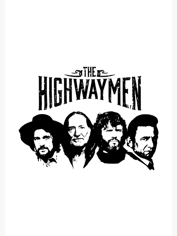 "The Highwaymen Outlaw Country Legends" Spiral Notebook for Sale by ...