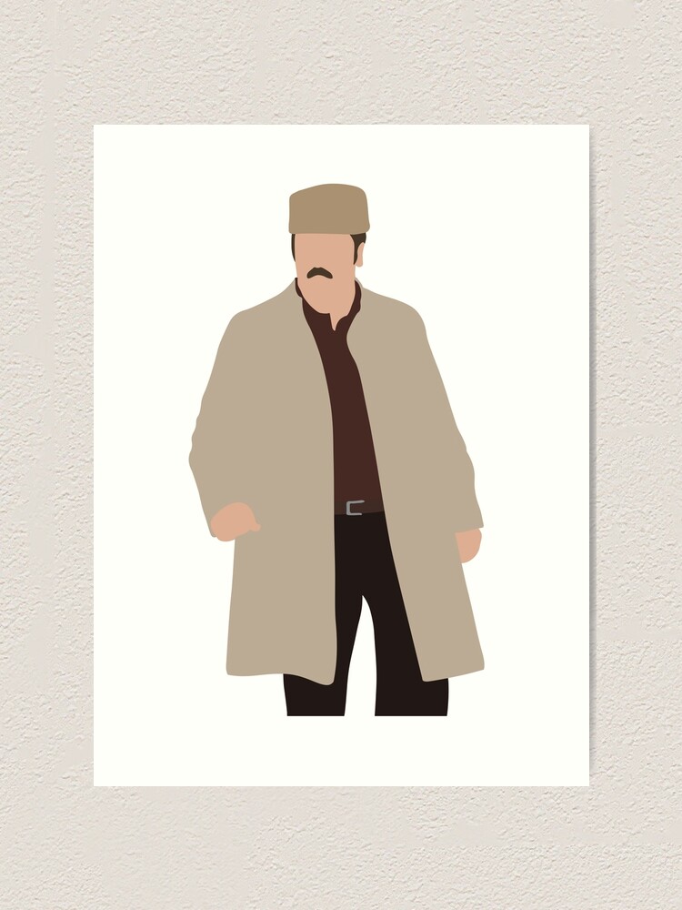 "Ron Swanson Silhouette" Art Print for Sale by JCalvert-Design | Redbubble