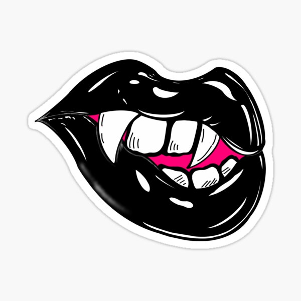 "Once Bitten" Sticker for Sale by N2ARTLLC | Redbubble