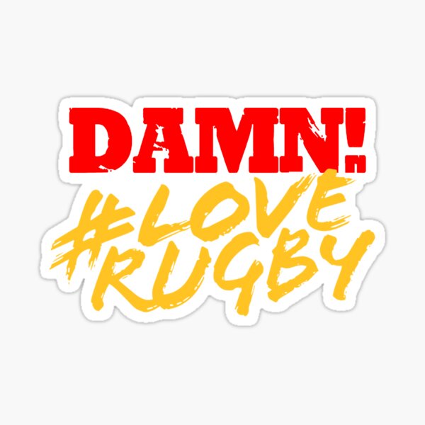 "RUGBY" Sticker for Sale by Tonn44 | Redbubble