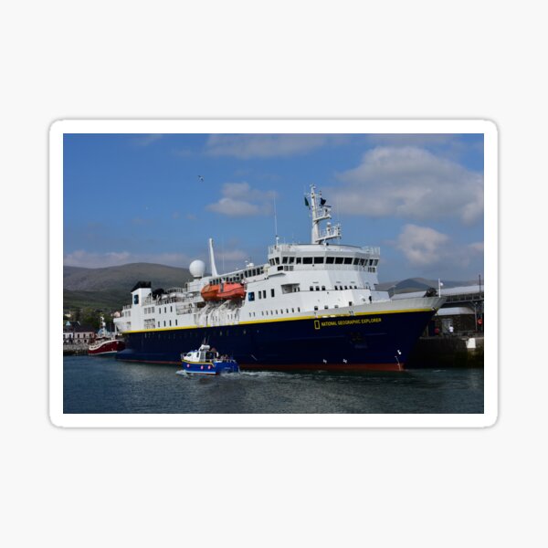 "National Geographic Explorer in Dingle harbour" Sticker for Sale by ...