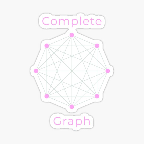 "Complete Graph" Sticker by Mechashadow | Redbubble