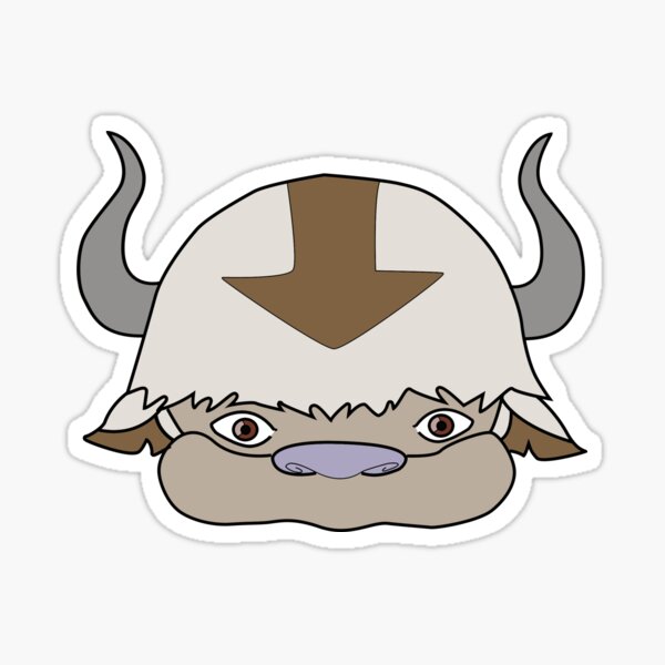"avatar - appa colour" Sticker for Sale by evbeej | Redbubble