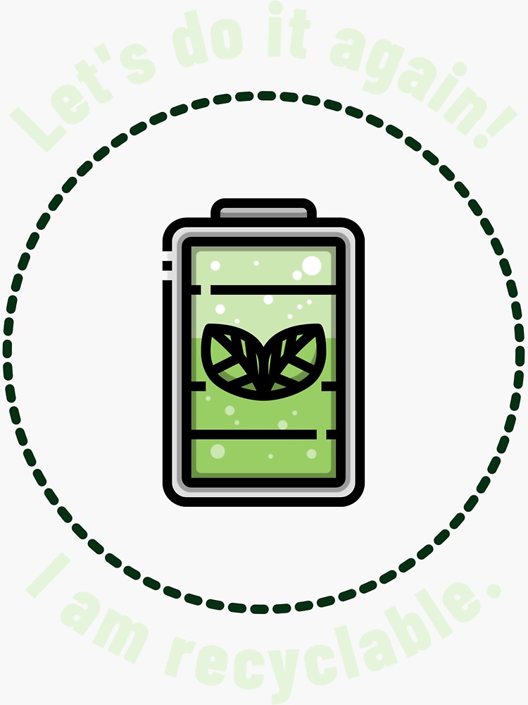 "Think clean, think ahead.." Sticker by ev-intensity | Redbubble