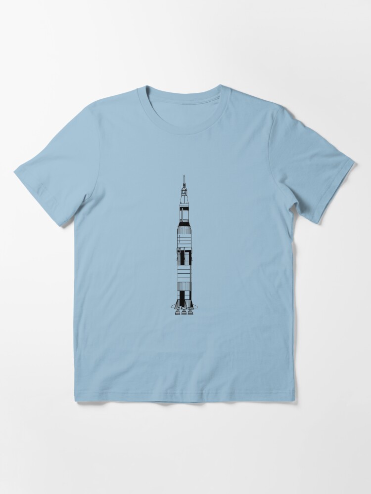 "The Apollo Mission's Saturn V Rocket" T-shirt for Sale by kipstewart | Redbubble | rocket t ...