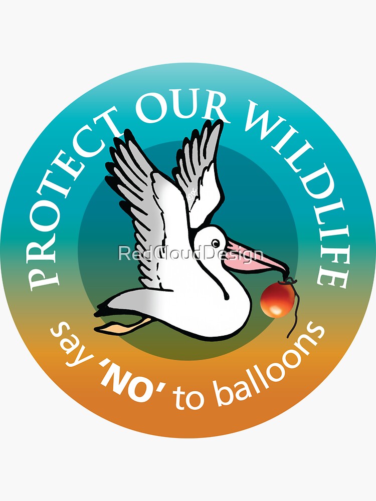 "Protect our wildlife" Sticker by RedCloudDesign | Redbubble