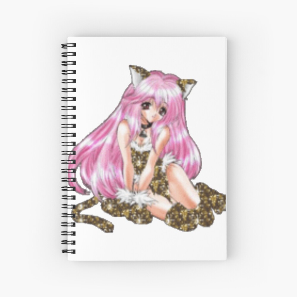 "y2k anime girl" Spiral Notebook by sabrinamerg | Redbubble