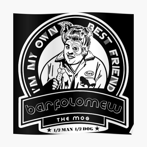 "Barf The Mog" Poster for Sale by Ferarrienzo90s | Redbubble