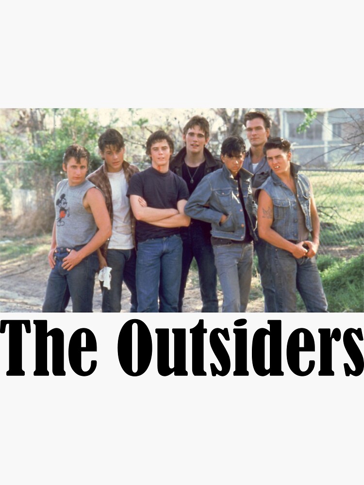 "The Outsiders" Sticker by Joemaguire321 | Redbubble
