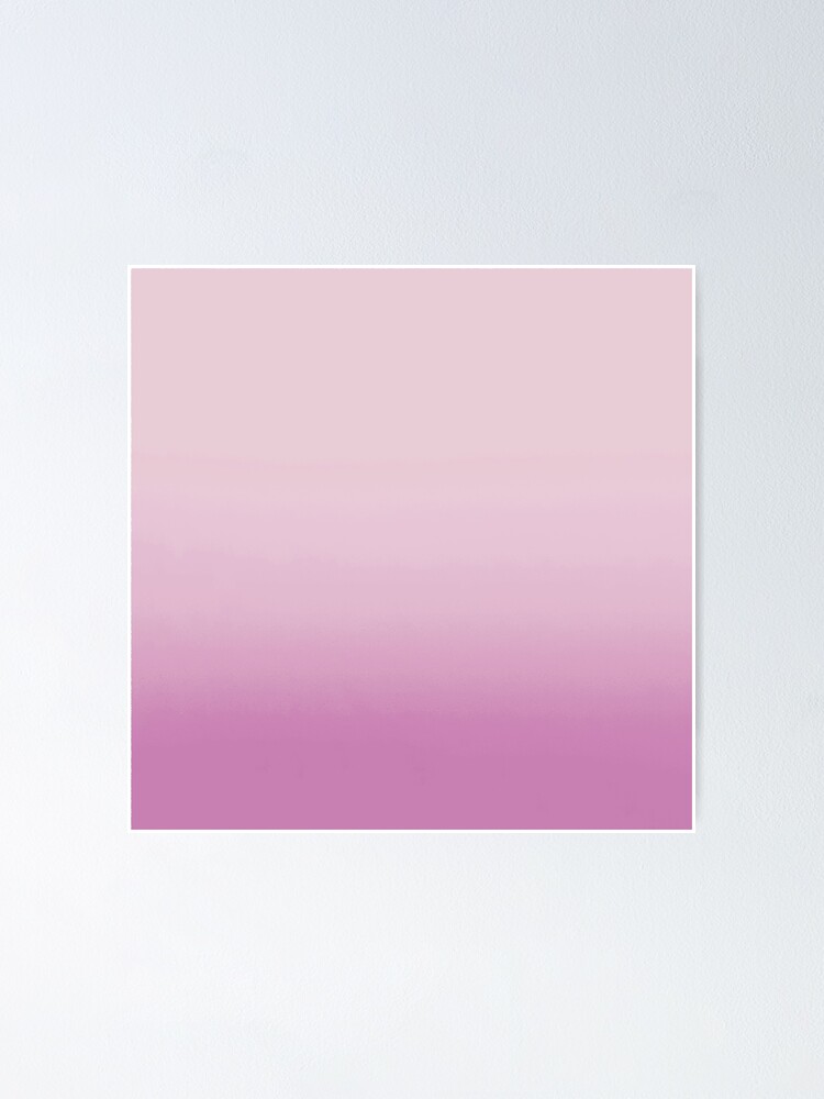 "Pink Ombre Gradient" Poster by Abbara | Redbubble