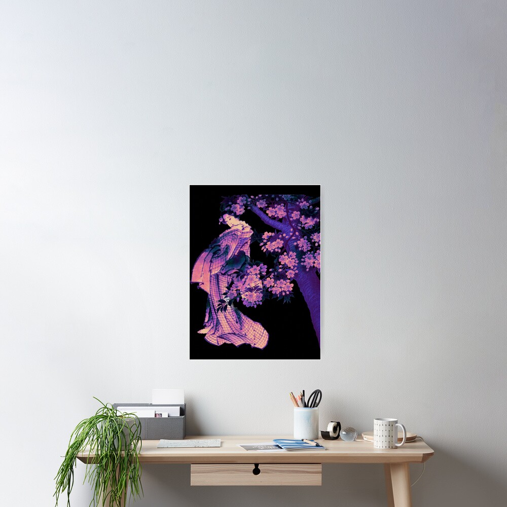 Póster «Geisha neon, geisha tradicional, oiran, maiko, el mejor regalo ...