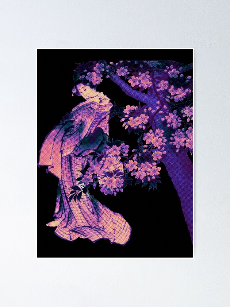 Póster «Geisha neon, geisha tradicional, oiran, maiko, el mejor regalo ...