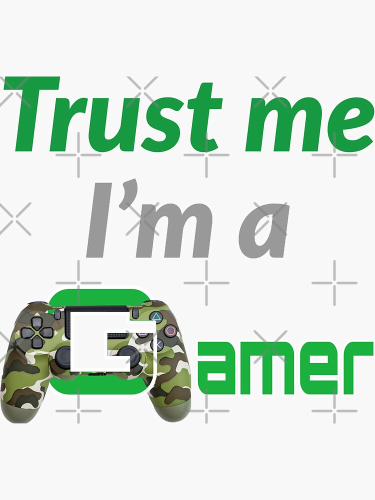 "gamer, cute gaming design, funny gamer" Sticker by efenem | Redbubble