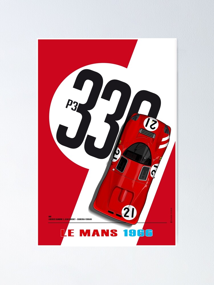 "F 330 Bandini" Poster by theodordecker | Redbubble
