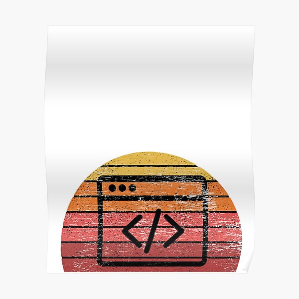 "Vintage coding 4, app developer ideas single" Poster for Sale by Just ...