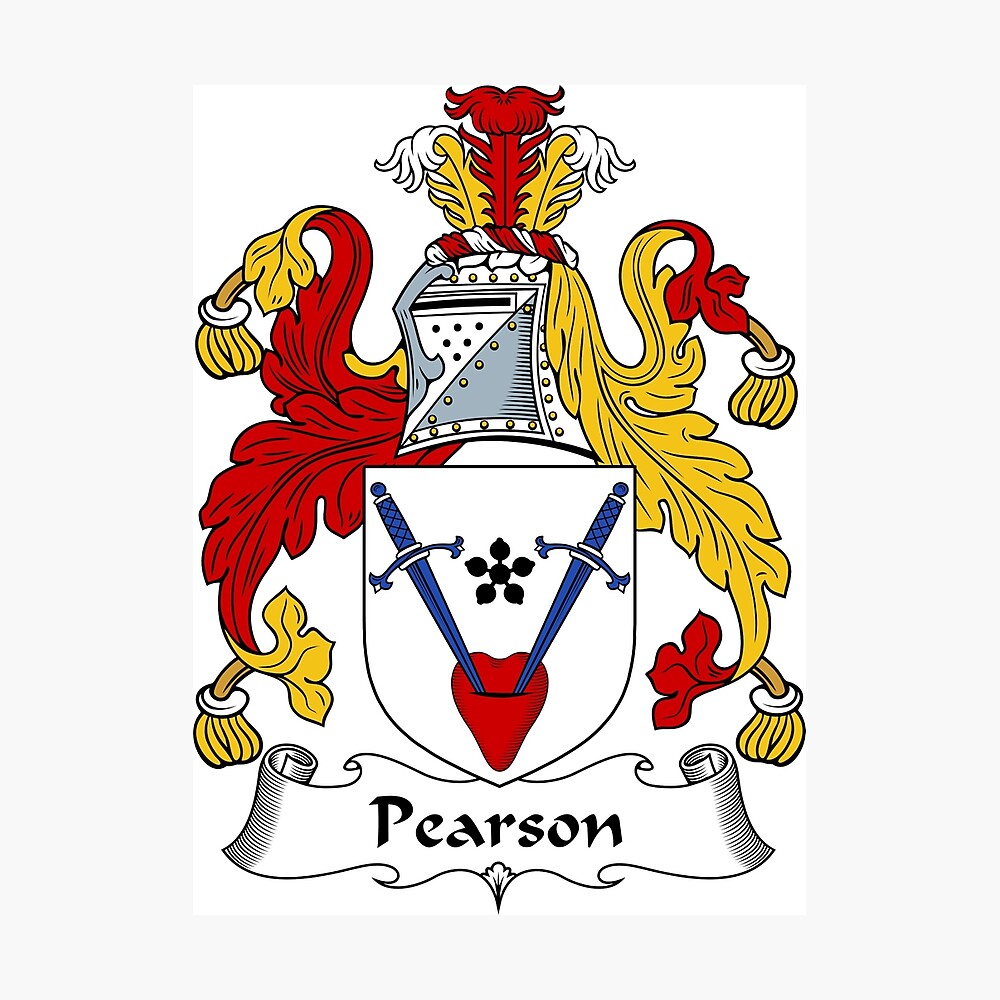 "Pearson Coat of Arms / Pearson Family Crest" Photographic Print by ...
