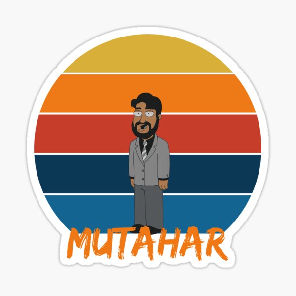 "MUTAHAR memes retro style " Sticker for Sale by yxmi21 | Redbubble