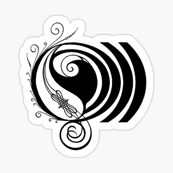 "sunn O)) classic black and white" Sticker for Sale by Lingovensids ...