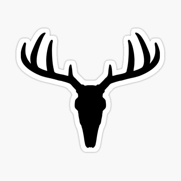 "Deer head" Sticker for Sale by Devidwer | Redbubble
