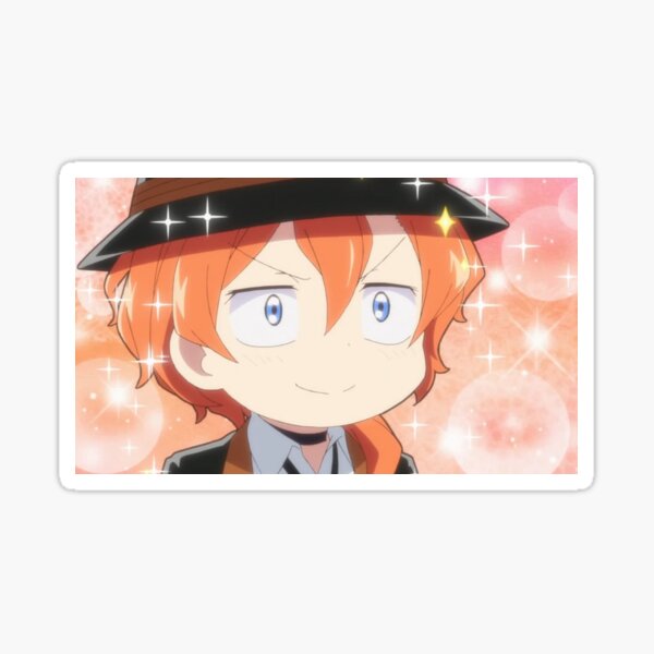 "Chuuya Nakahara" Sticker by SeiDraws | Redbubble