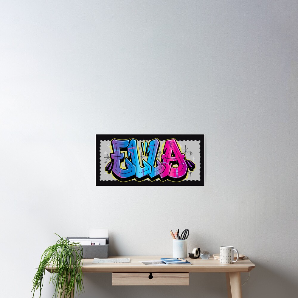 "Ella Graffiti Name" Poster for Sale by NameGraffiti | Redbubble