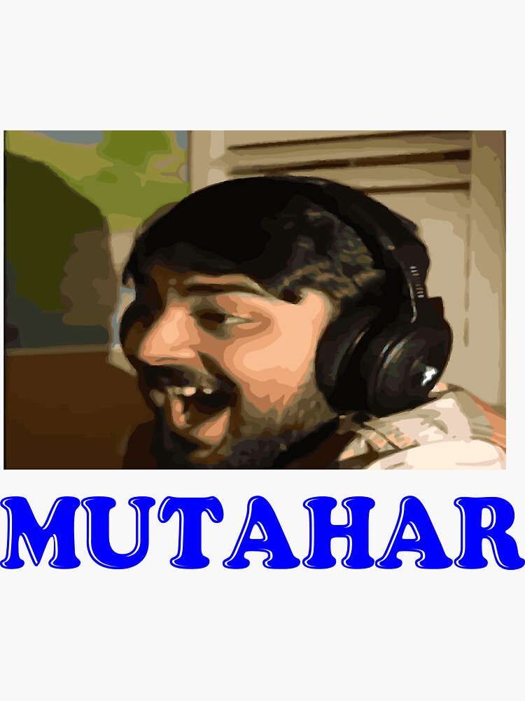 "Mutahar" Sticker for Sale by SOUFIK | Redbubble