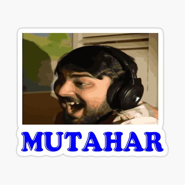 "Mutahar" Sticker for Sale by SOUFIK | Redbubble