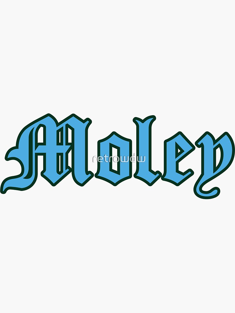 "Moley" Sticker for Sale by retrowdw | Redbubble