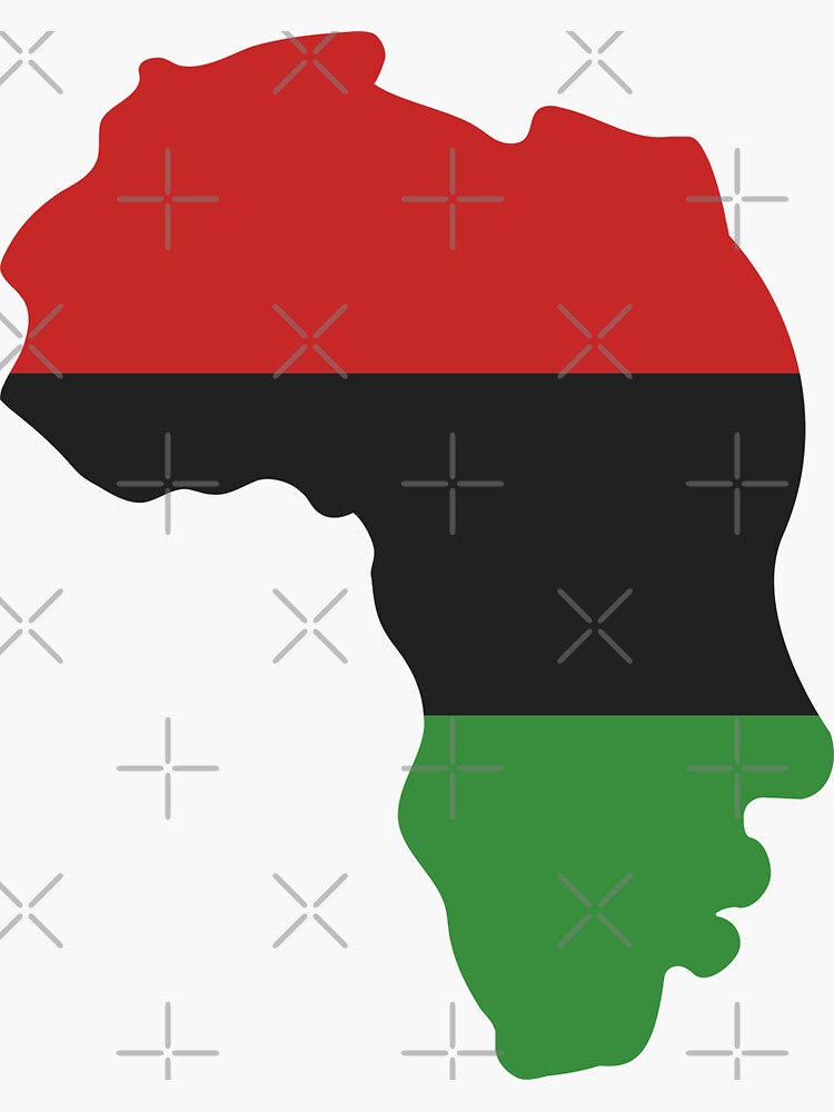 "Pan African flag " Sticker for Sale by JosTees96 | Redbubble
