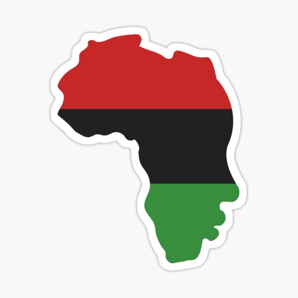 "Pan African flag " Sticker for Sale by JosTees96 | Redbubble