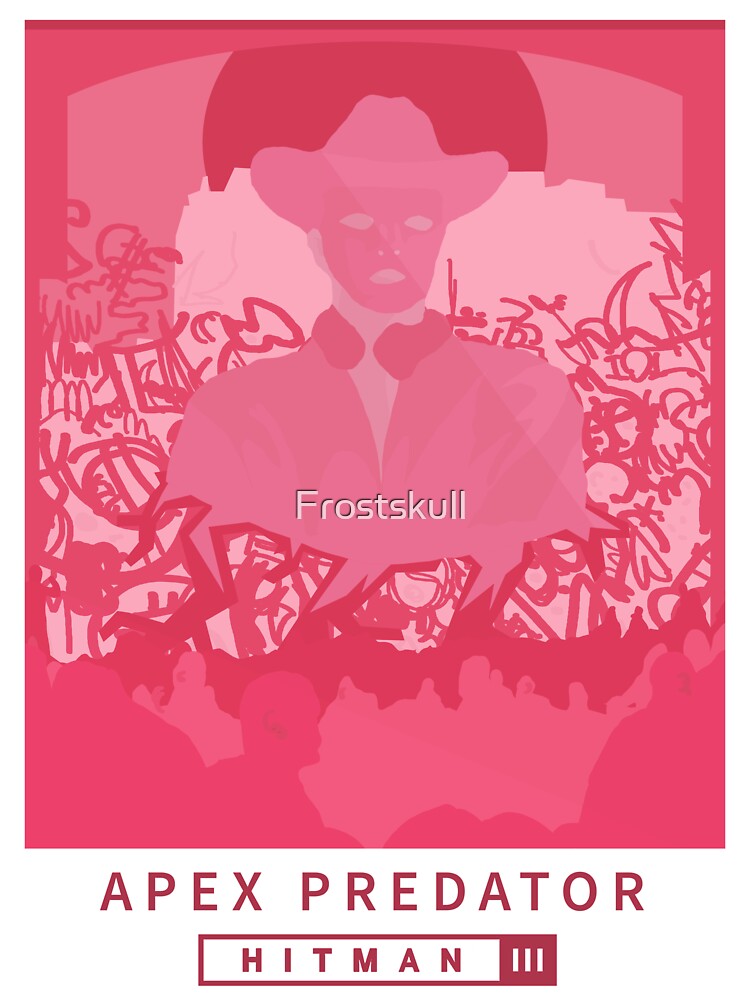 "Apex Predator" Sticker for Sale by Frostskull | Redbubble