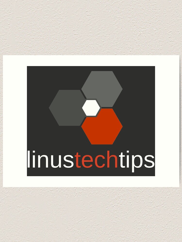 "Linus Tech Tips logo " Art Print by ImRotem | Redbubble