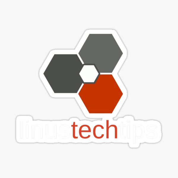 "Linus Tech Tips logo " Sticker by ImRotem | Redbubble