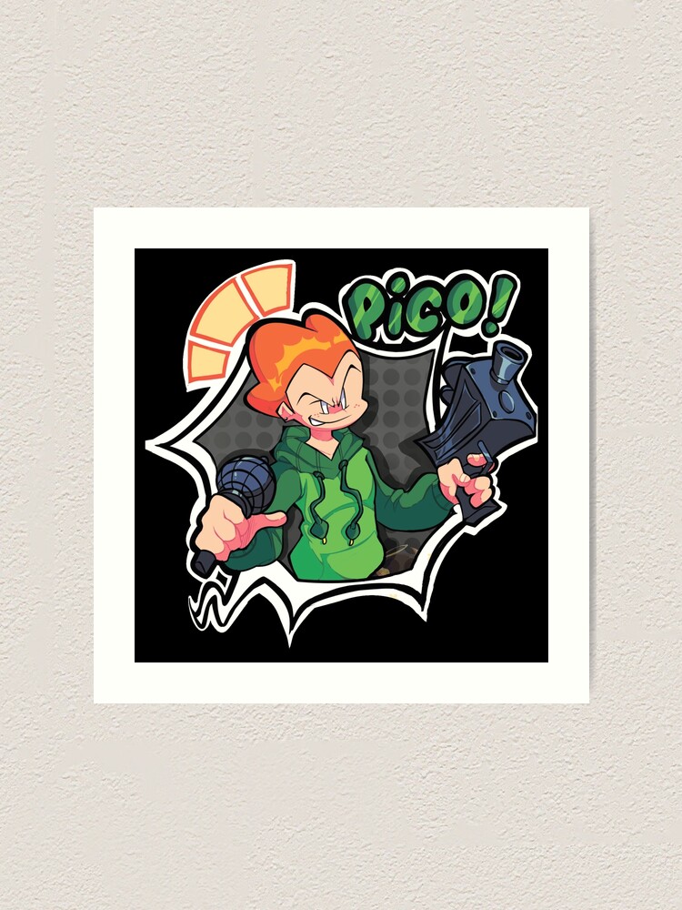 " fnf cute pico Friday funking night lovers best selling gift" Art ...