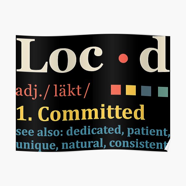 "Loc'd Definition Funny Birthday Anniversary Holiday Occasion Gift ...