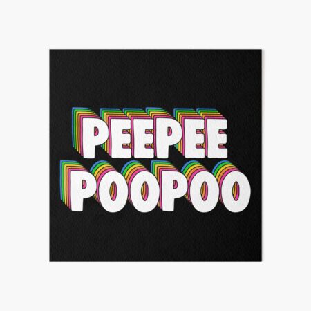 "PEEPEEPOOPOO Meme" Art Board Print by Barnyardy | Redbubble