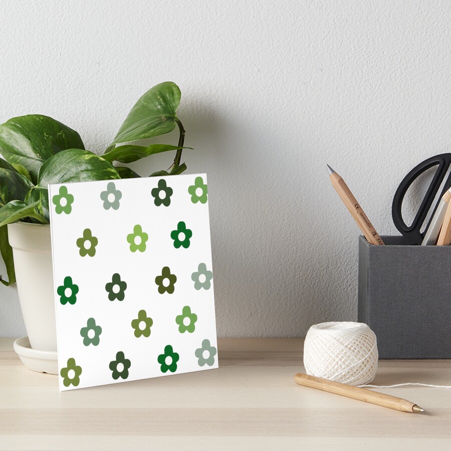 "green flowers pack" Sticker for Sale by baddiedesigns | Redbubble