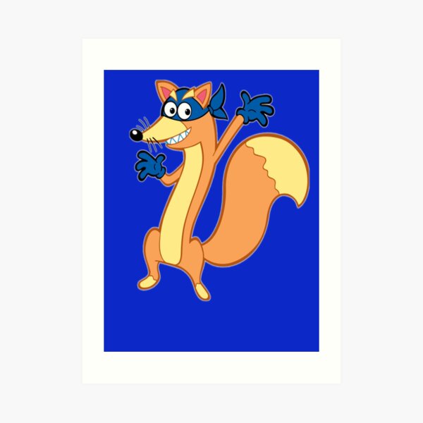 "Dora the Explorer Swiper " Art Print for Sale by Sweet-Only1 | Redbubble