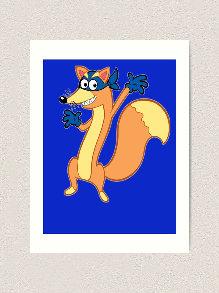 "Dora the Explorer Swiper " Art Print for Sale by Sweet-Only1 | Redbubble