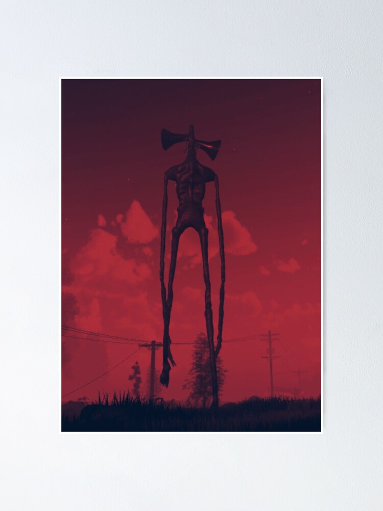 "siren head" Poster by juliahel | Redbubble