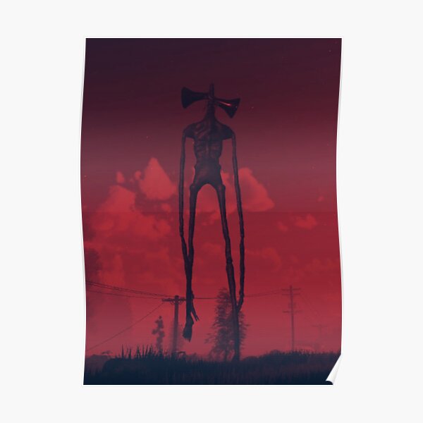 "siren head" Poster by juliahel | Redbubble