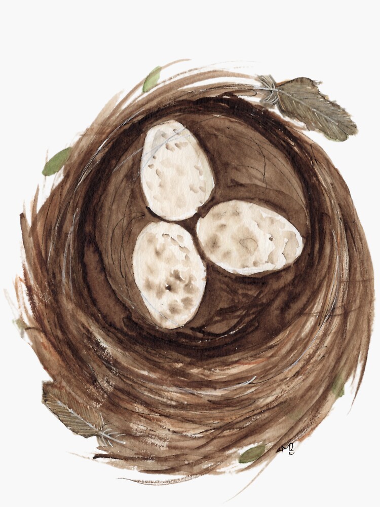 "nest" Sticker by JynxieB | Redbubble